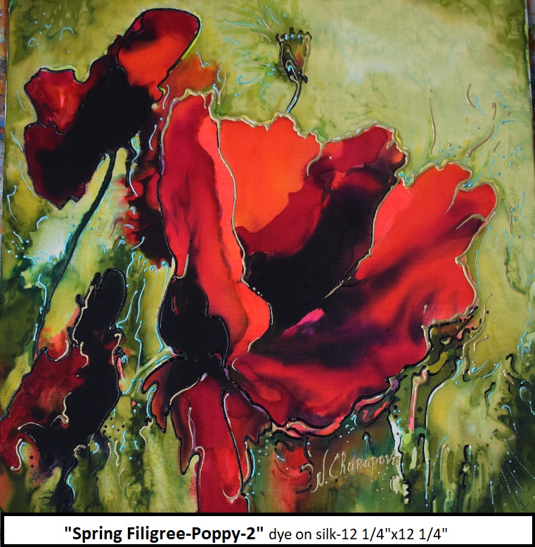 Silk Paintings - Dye on silk, NutAboutArt.com, art work by Natalia ...